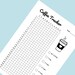 Coffee Tracker Printable Caffeine Log Year in Pixel Daily Yearly Health ...