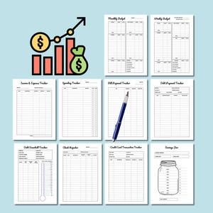 Finance Planner Printable Personal Finance Organizer Insert Monthly ...