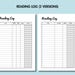 Reading Planner Bundle Printable Book Tracker Bundle PDF Reading ...