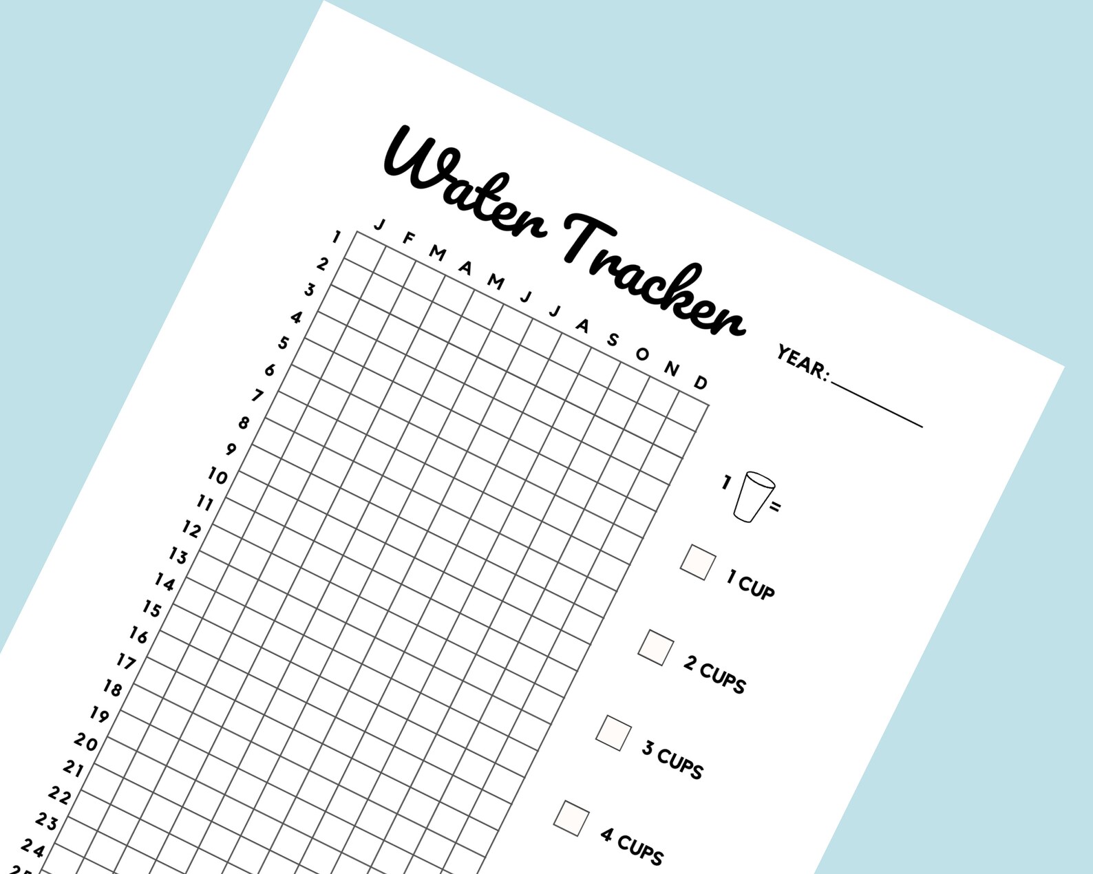 Silicone Water Bottle Tally Silicone Hydation Tacke (Adhesive Tackin ...