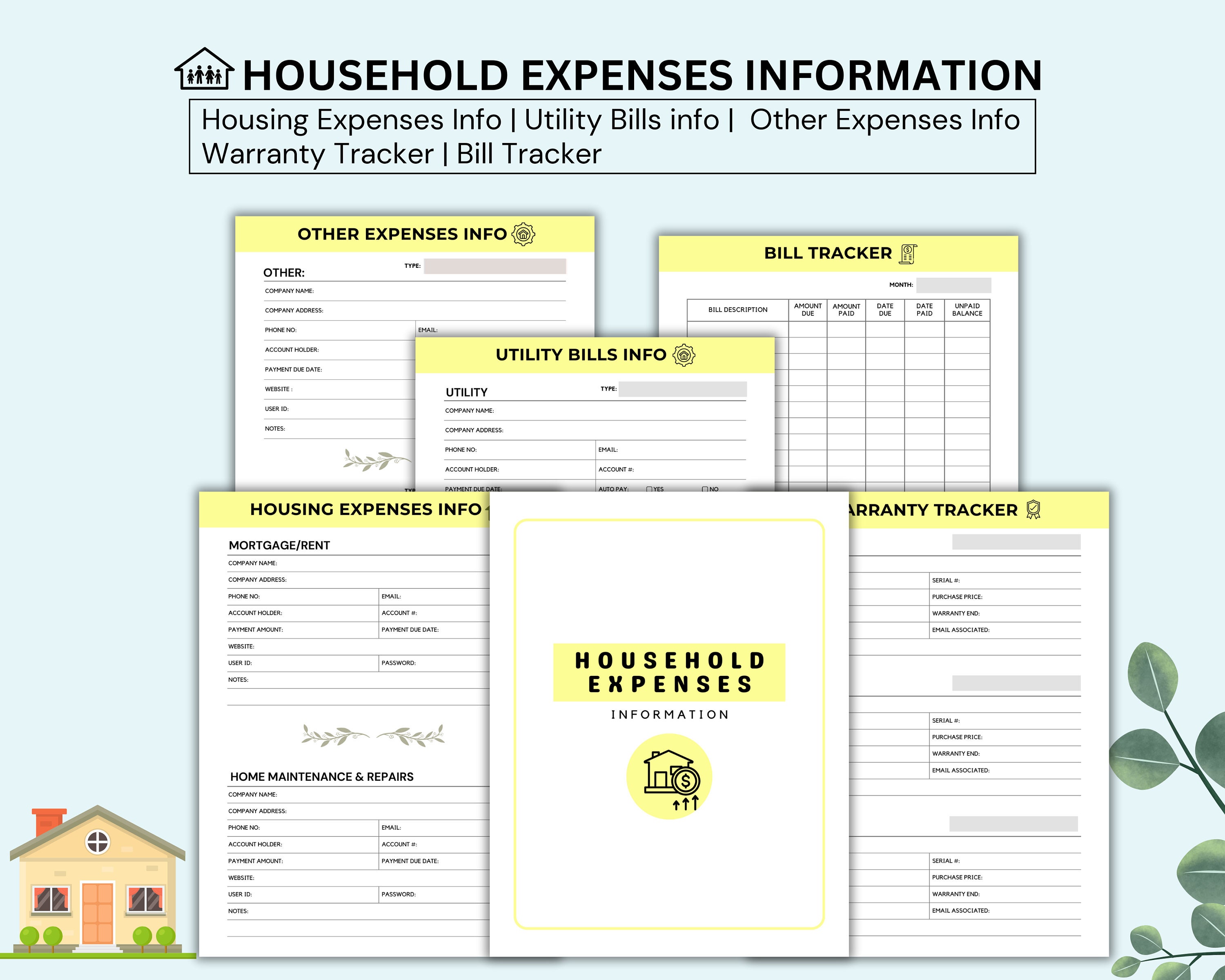 Emergency Binder Printable, in Case of Emergency Binder, What If ...