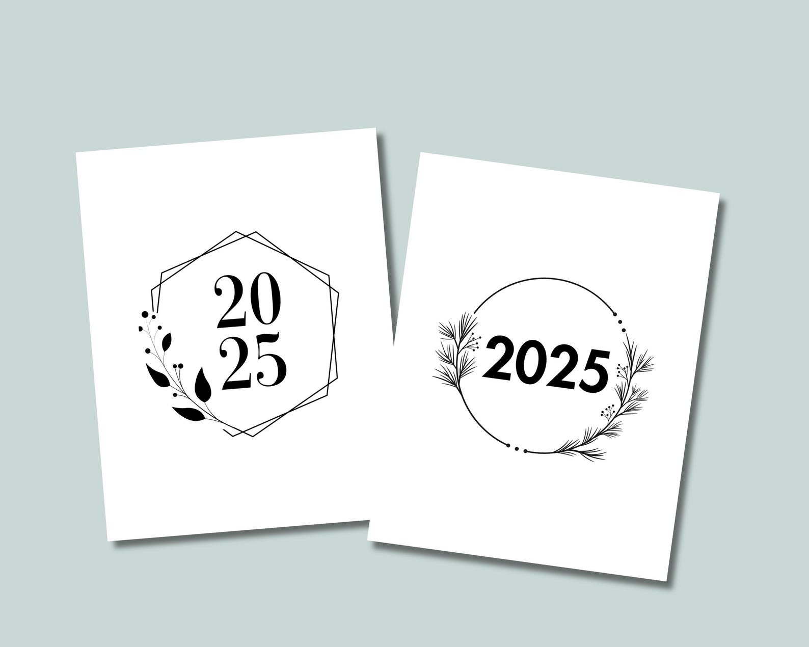 2025 Journal Cover Page Printable 2025 Planner Title Page, This Journal ...