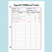 Deposit & Withdrawal Tracker Printable Bank Account Ledger PDF ...