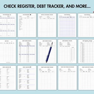 Personal Finance Planner Bundle Printable Household Money Management ...