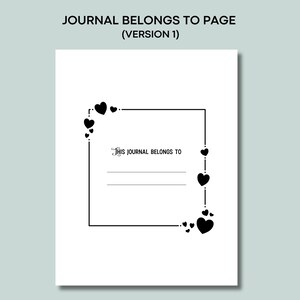2025 Journal Cover Page Printable 2025 Planner Title Page, This Journal ...