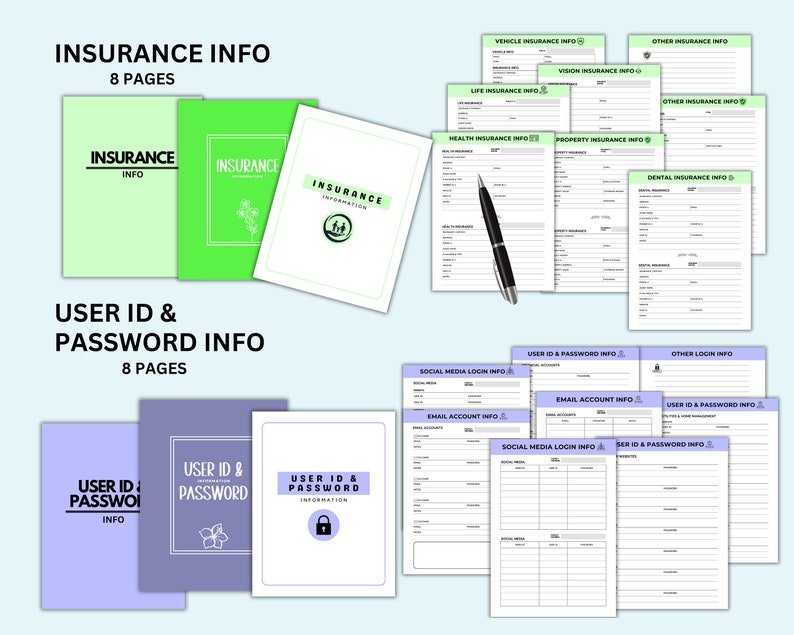 Emergency Binder Printable What If Binder Emergency Planner Just in ...