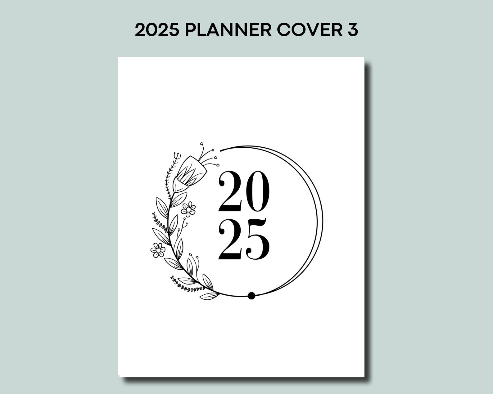 Monthly Planner Undated Printable Monthly Schedule Organizer 12 Month ...