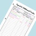 Deposit & Withdrawal Tracker Printable Bank Account Ledger PDF ...