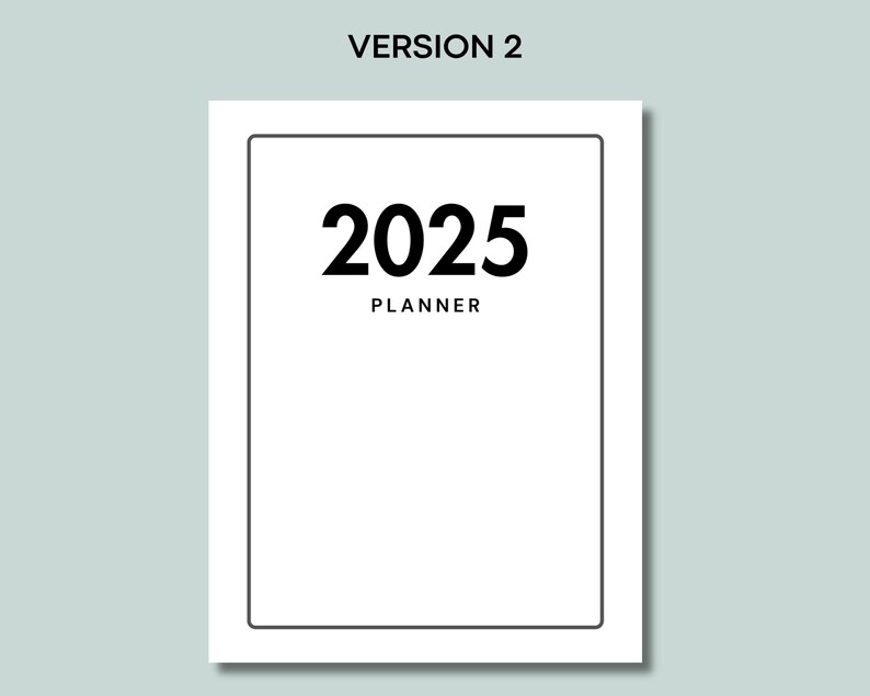2025 Journal Page Printable 2025 Planner Cover Page PDF, 2025 Journal ...