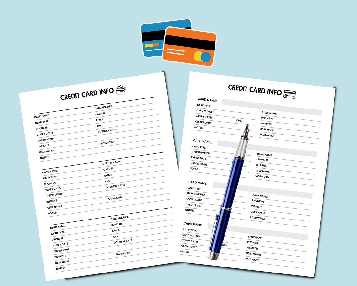 Credit Card Payment Tracker, Credit Card Transaction Tracker & Payoff ...