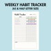 Coffee Tracker Printable Caffeine Log Year in Pixel Daily Yearly Health ...