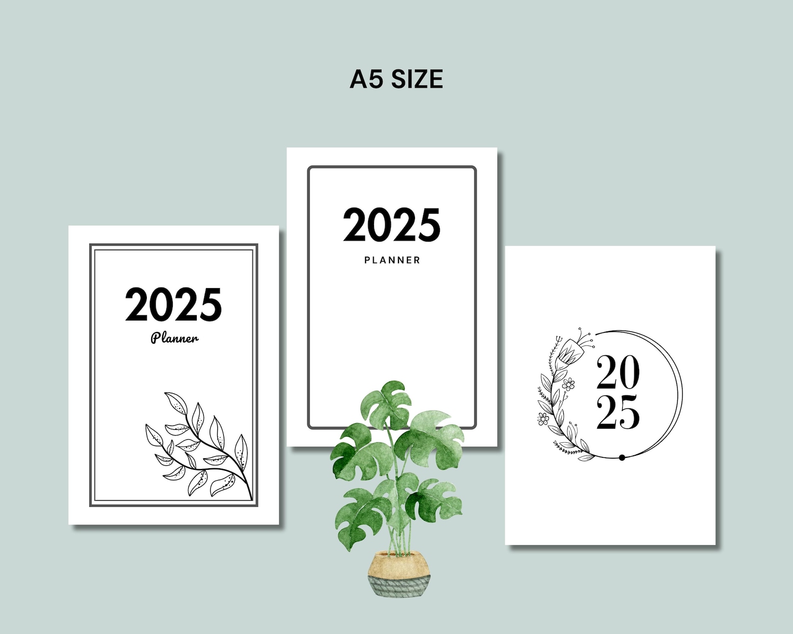 2025 Journal Page Printable 2025 Planner Cover Page PDF, 2025 Journal ...