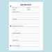 Doctor Visit Note Printable Doctor Appointment Planner Doctor Note Page ...