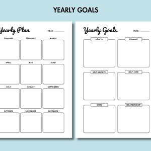 Life Planner Bundle Printable Productivity Planner PDF Daily Weekly ...