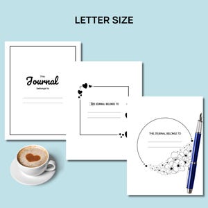 This Journal Belongs to Page Printable Journal Title Cover Page ...