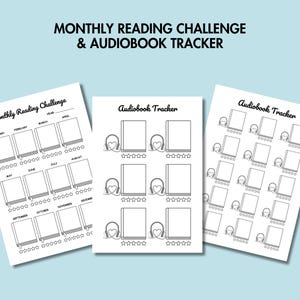 Reading Planner Bundle Printable Book Tracker Bundle PDF Reading ...