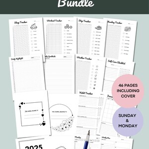 2025 Ultimate Life Planner Bundle Printable 2025 Journal Bundle Yearly ...