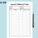 Deposit & Withdrawal Tracker Printable Bank Account Ledger PDF ...