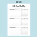 Self Care Checklist Printable Personal Wellness Planner PDF, Weekly ...