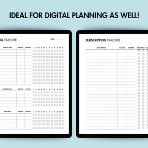 Subscription Tracker Printable Subscription Checklist PDF Monthly ...