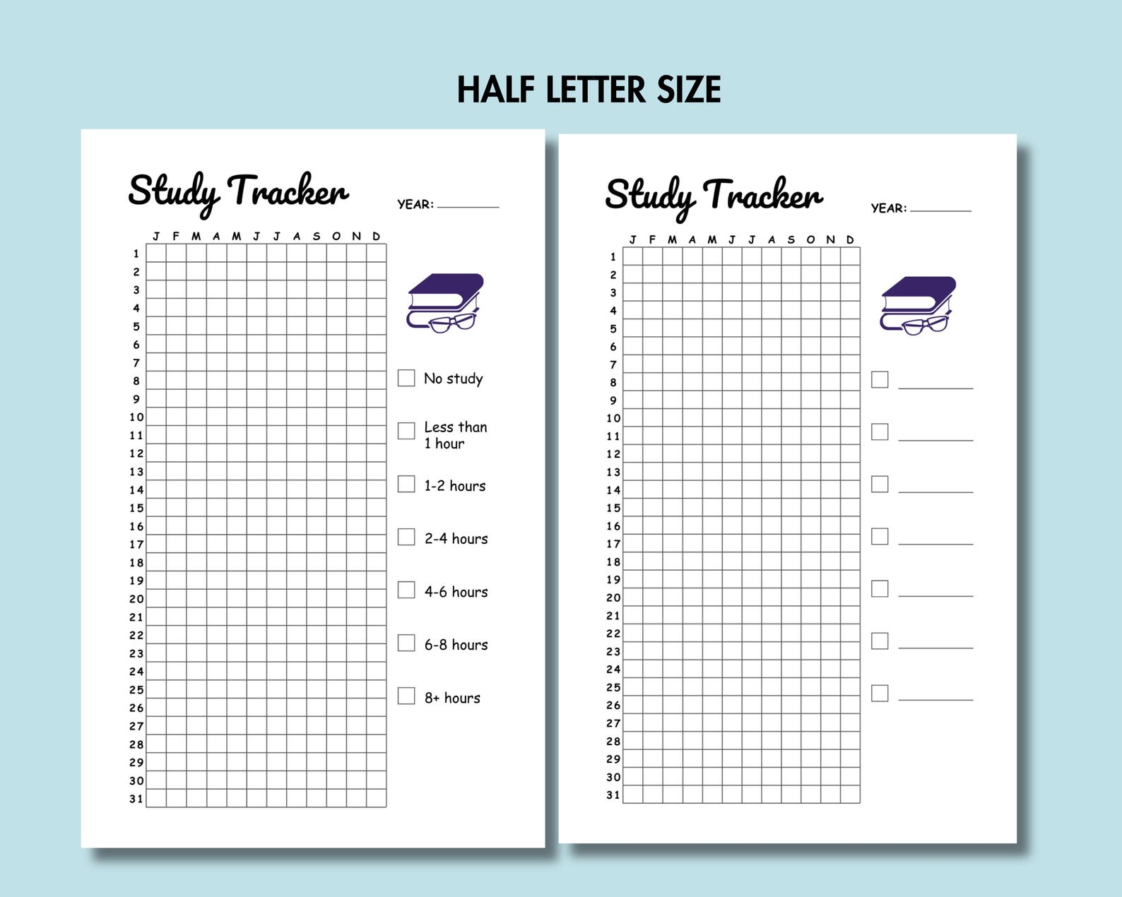 Study Tracker for Time Management Printable Daily Study Tracker for ...