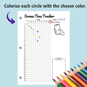 Screen Time Tracker Printable Digital Screen Time Management Tracker ...