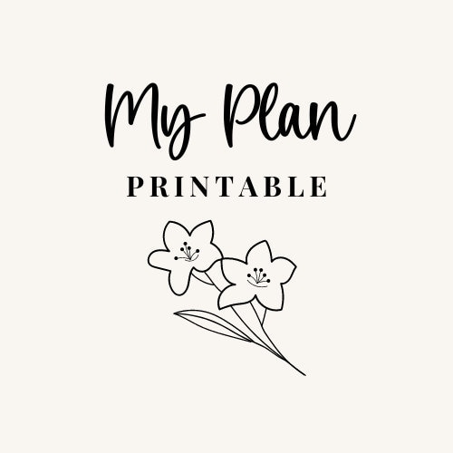 MyPlanPrintable - Etsy
