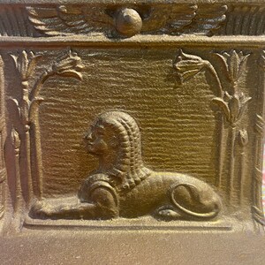 Vintage Cast Iron Metal Sphinx Egyptian Bookends - Etsy