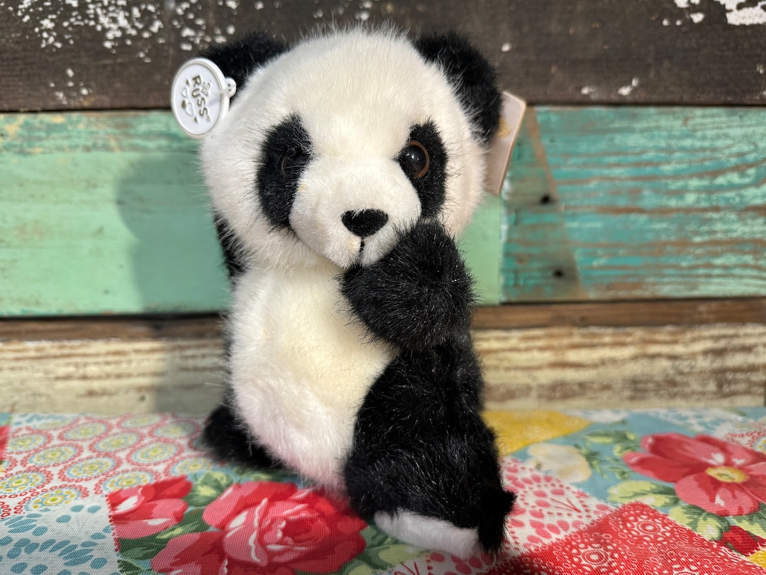Russ Berrie "ping" Panda Vintage Plush Stuffed Animal - Etsy