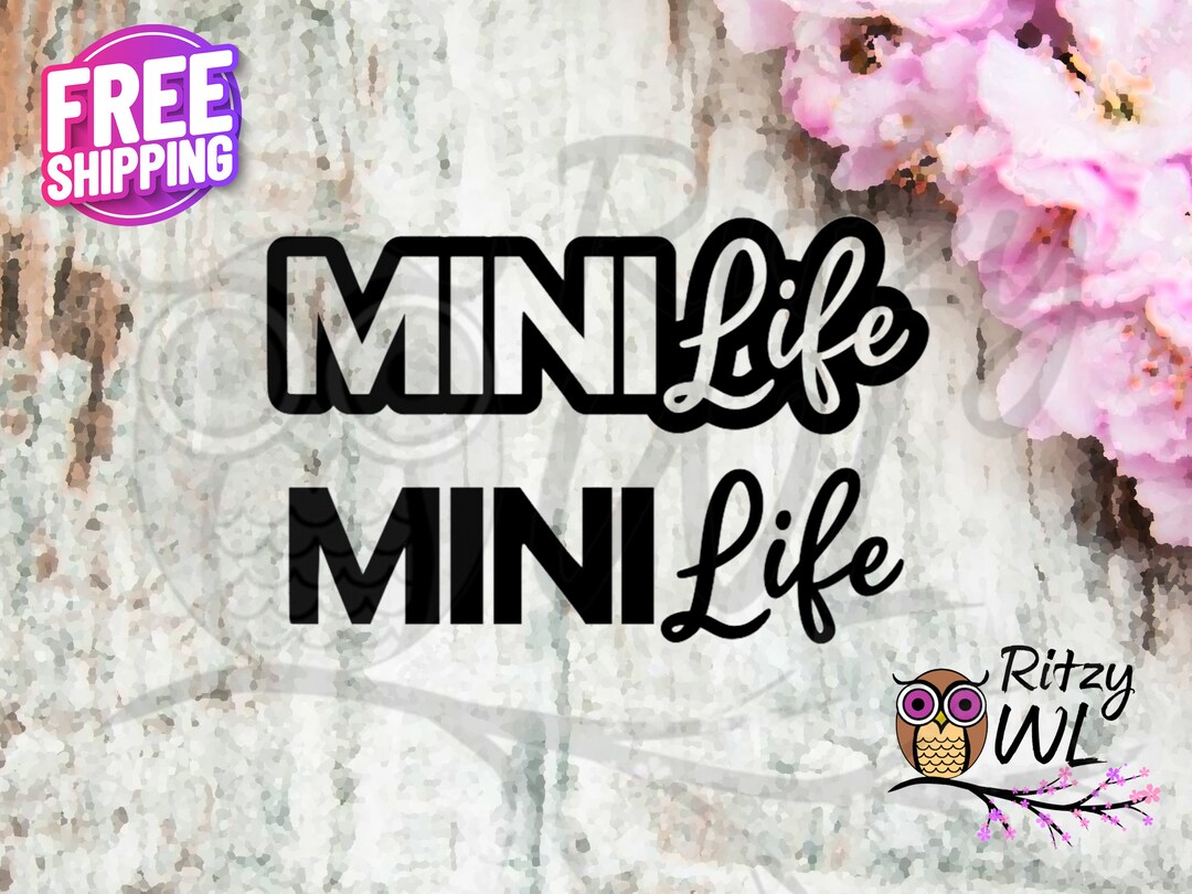 Mini Life Car Vinyl Decal Sticker - Mini Cooper - Etsy