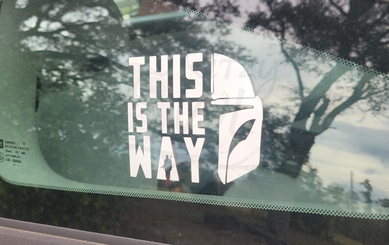 Mandalorian - This is the Way Decal - Etsy