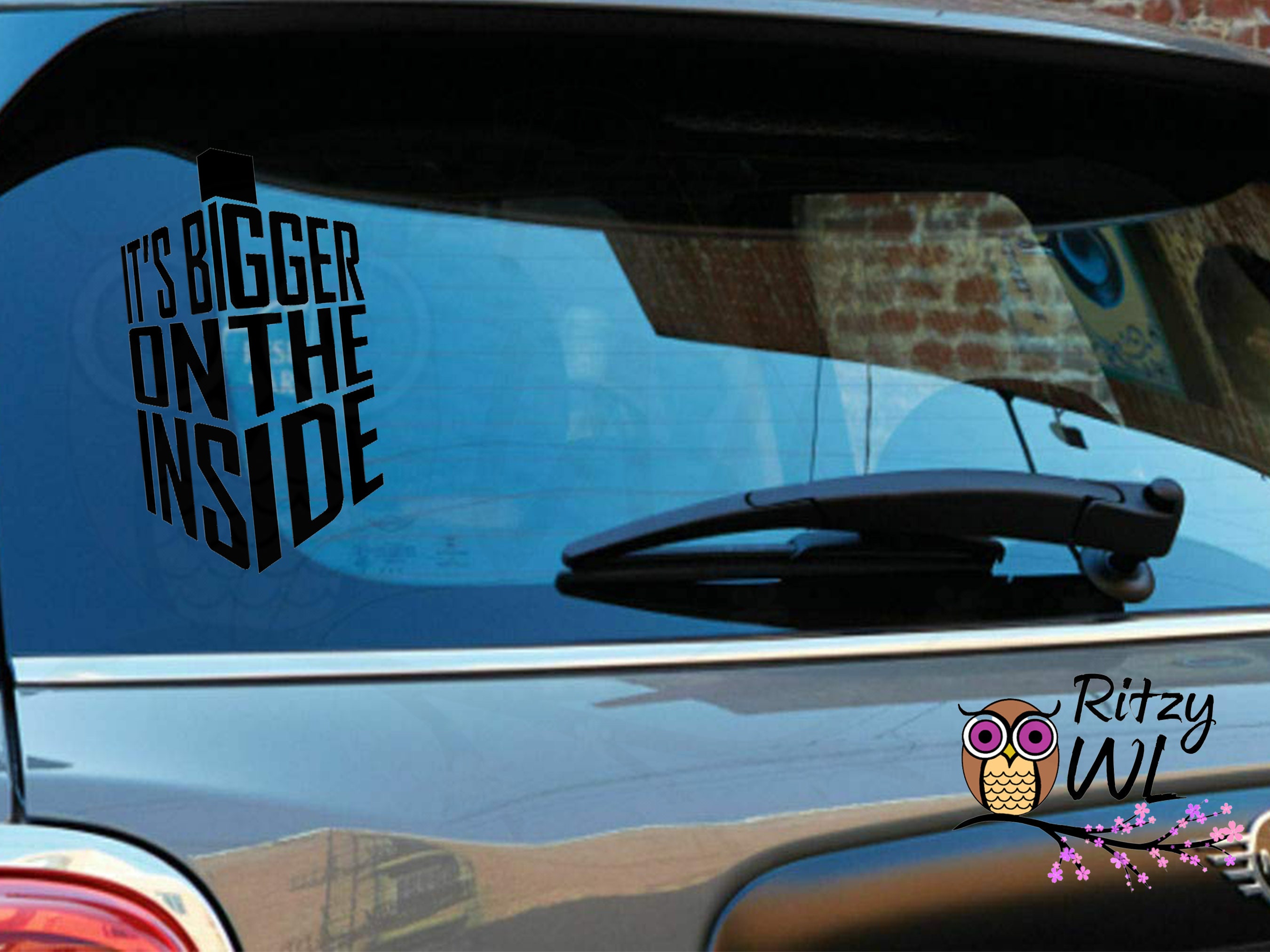 Bigger on the Inside Tardis Decal - Etsy