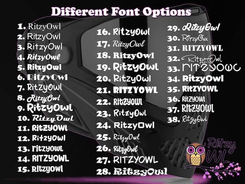 Airsoft Mask Decal - Customizable - Dye I4/i5 - Goggles - Helmet ...