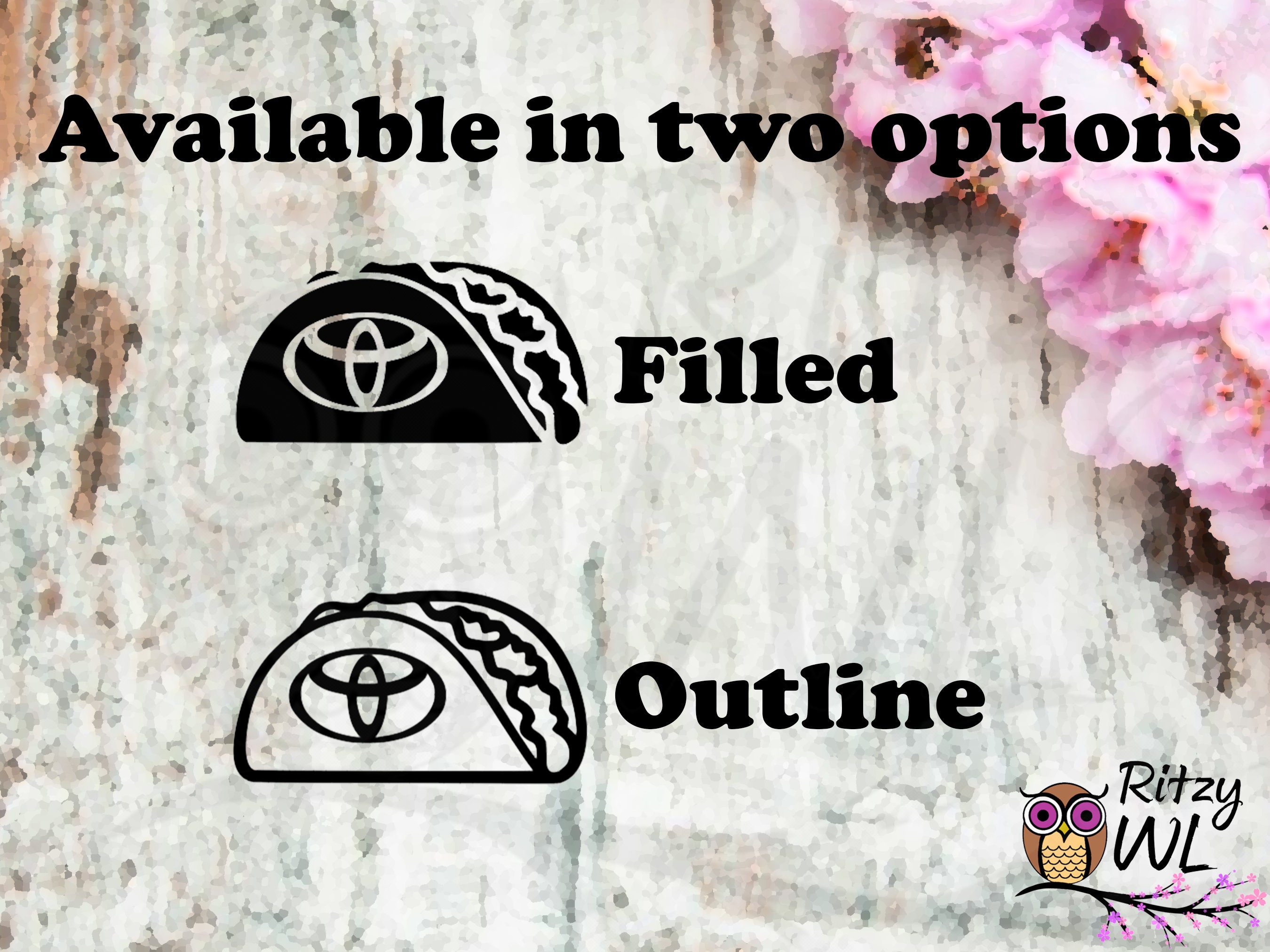 Toyota Taco Decal Vinyl Sticker - Etsy