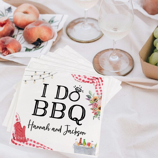 Custom Napkins Bbq - Etsy