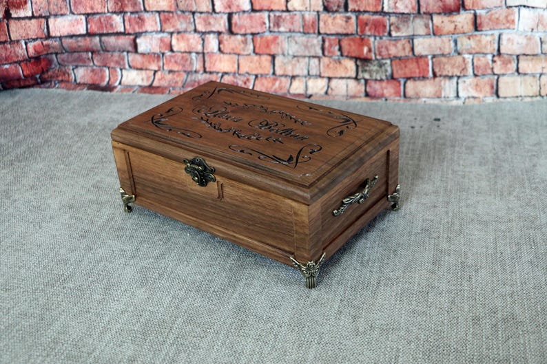 Personalized Wooden Jewelry Box - Etsy