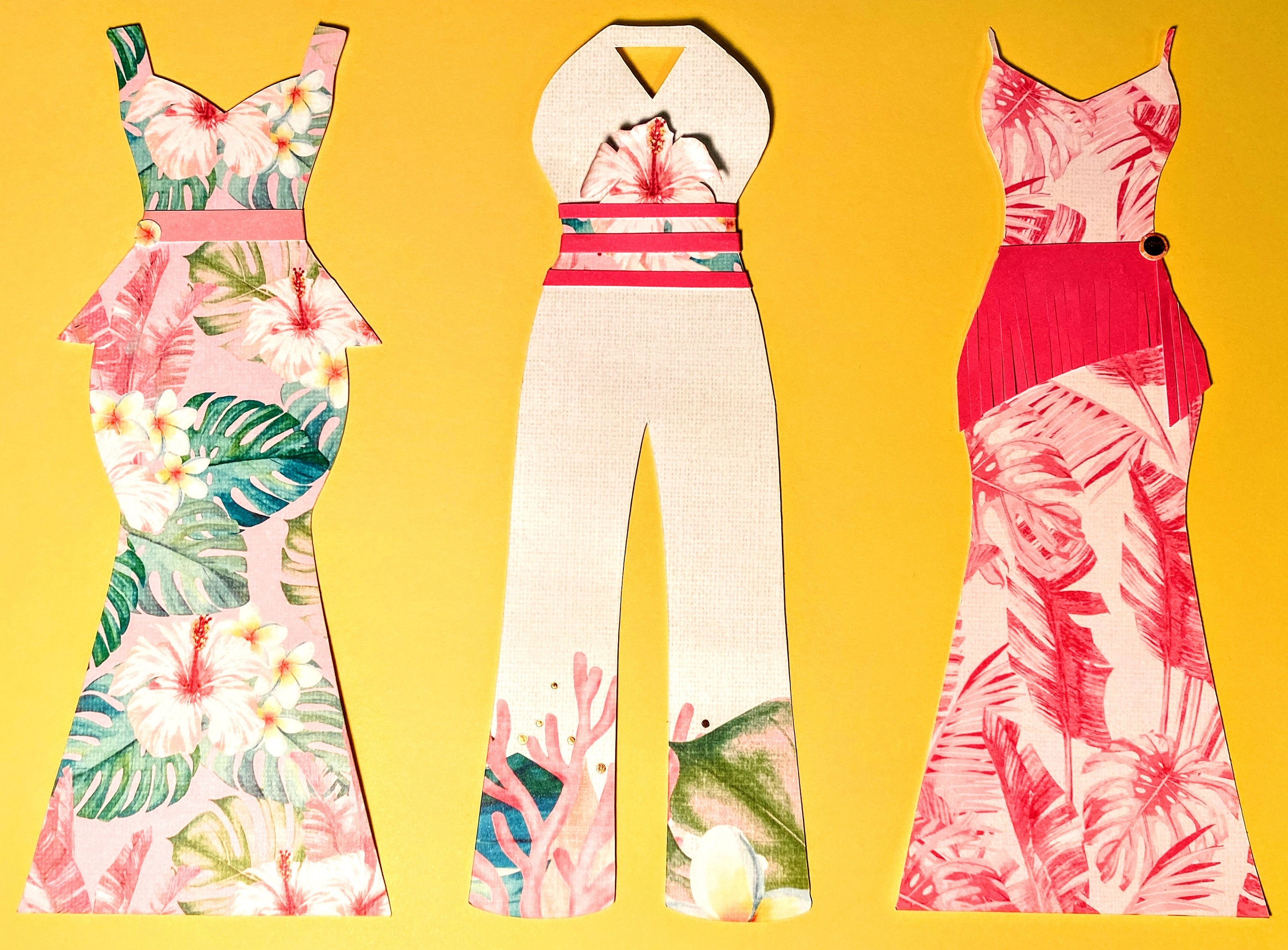 Paper Dress 2D Sculpture - Etsy