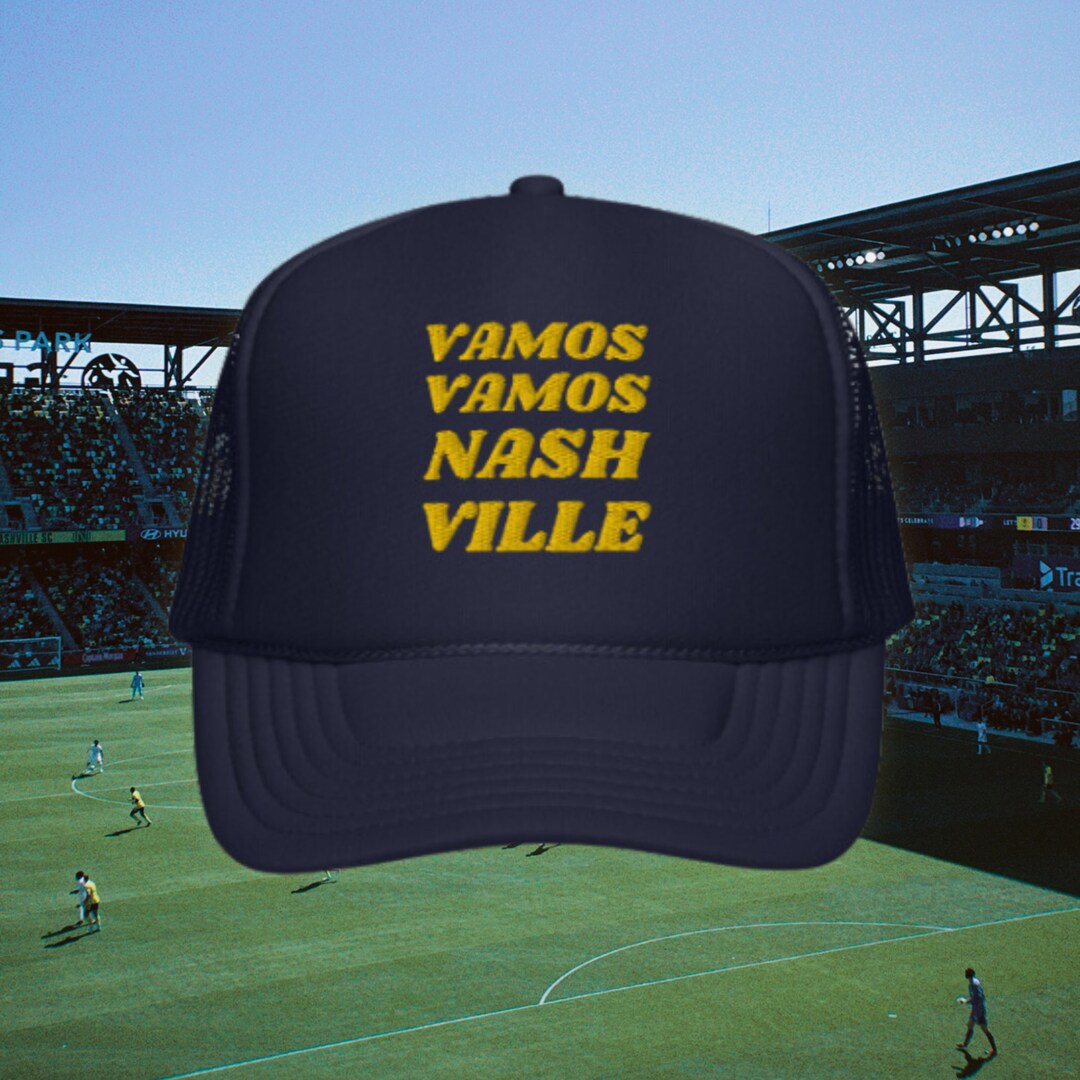 Vamos Nashville Foam Trucker Hat, Nashville Soccer Cap, Trendy Soccer ...
