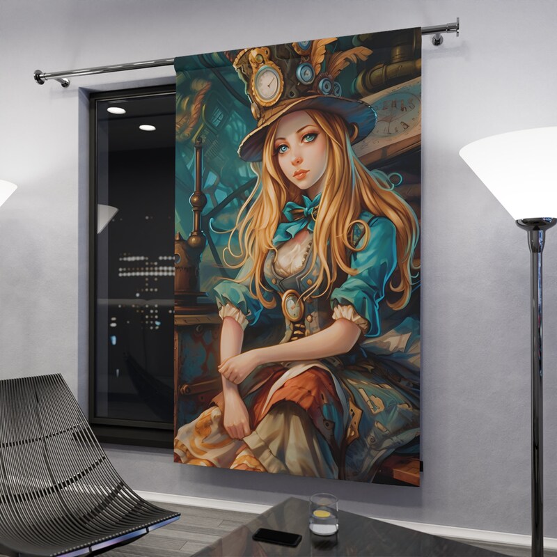 Steampunk Curtain - Etsy