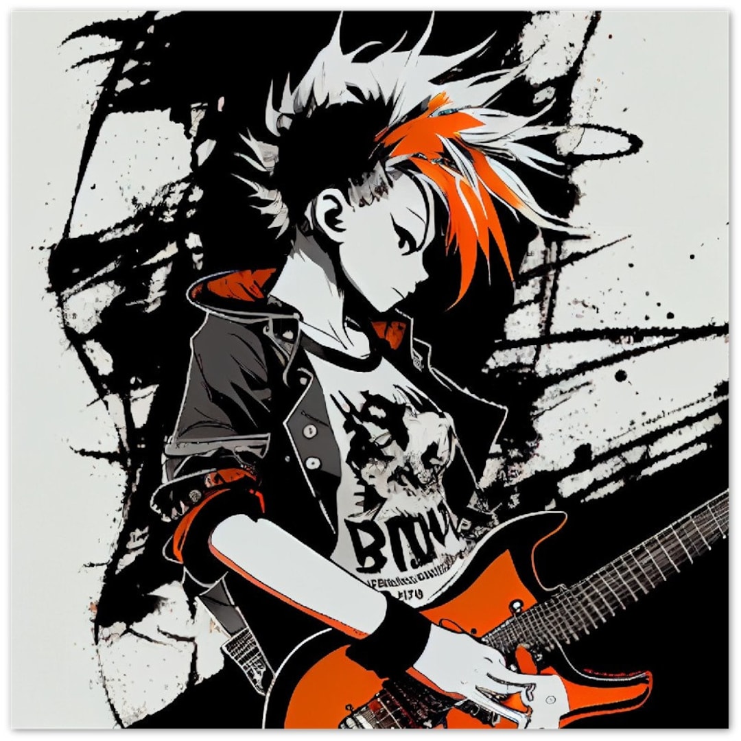 Rocker Punk Anime Guy