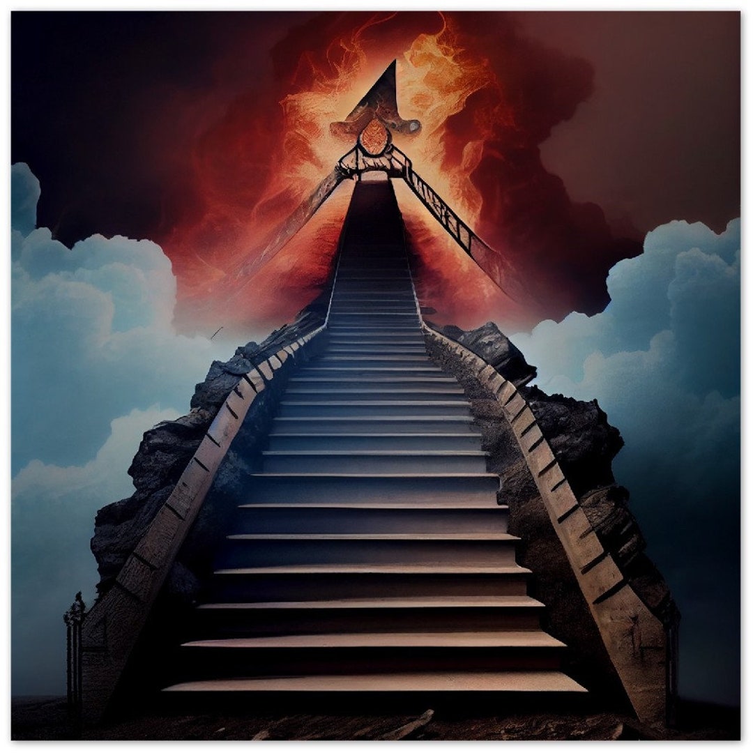 Stairway to Hell V2 Aluminum Wall Art - Etsy