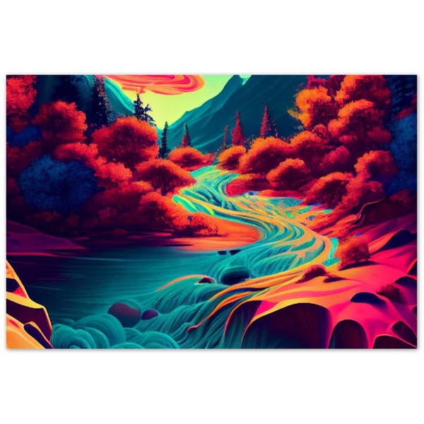 Trippy Poster - Etsy