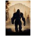 Bigfoot Poster Sasquatch Poster 33x46 Large Wall Art Cabin Decoration ...
