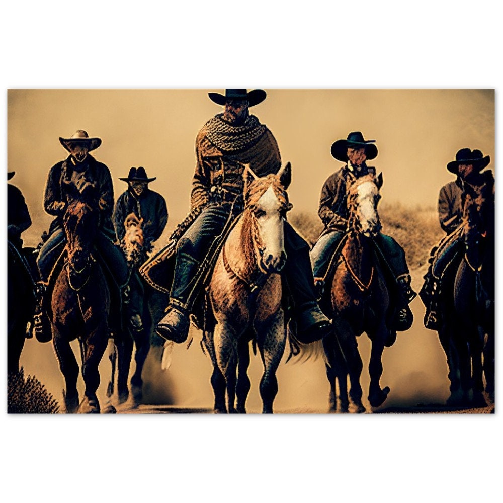 Cowboy Army V1 Aluminum Wall Art - Etsy