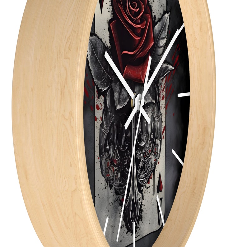Gothic Ace of Spades Clock 10 Inch Wall Clock - Etsy UK