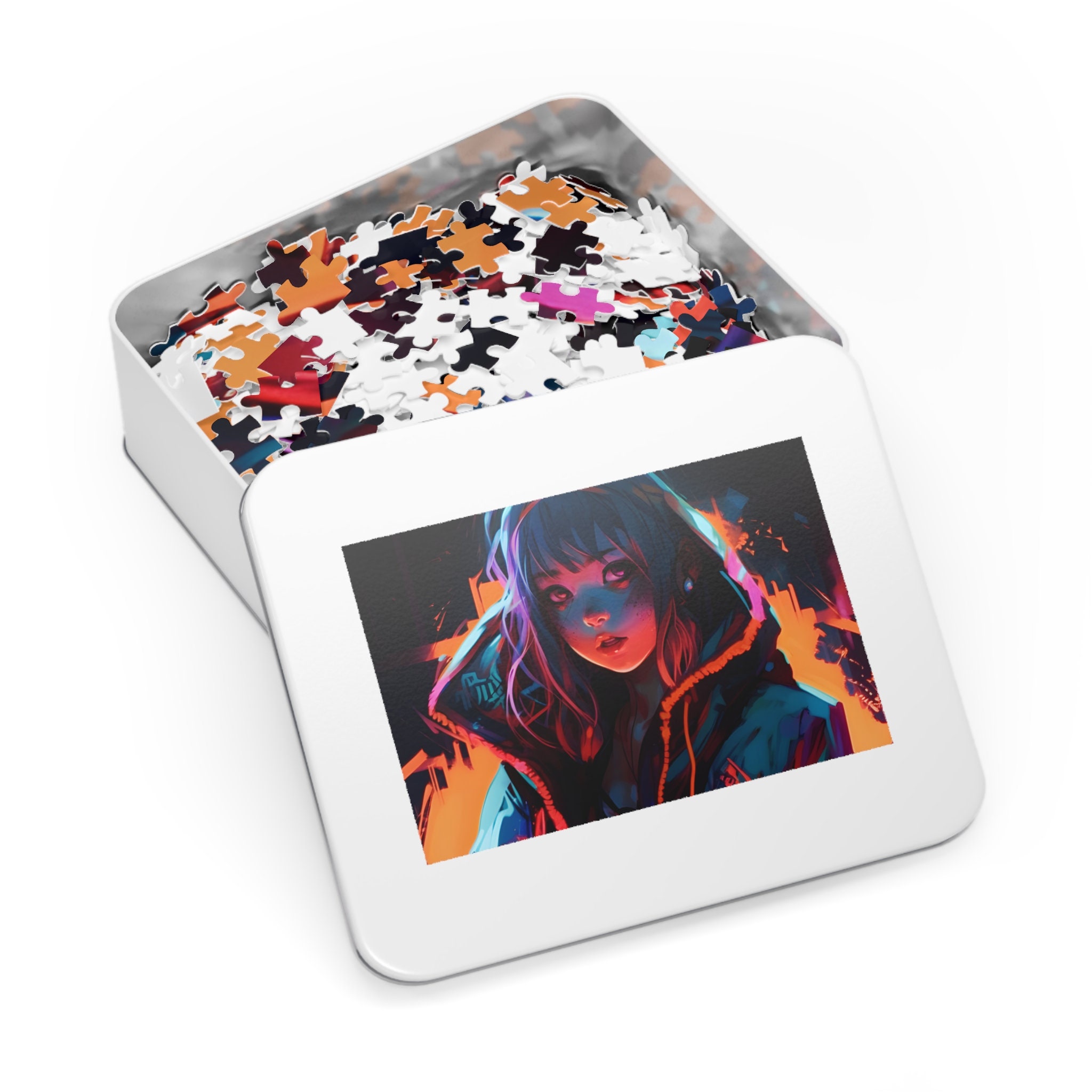 Cyberpunk Anime Girl Jigsaw Puzzle 1000 Piece Anime Puzzle - Etsy