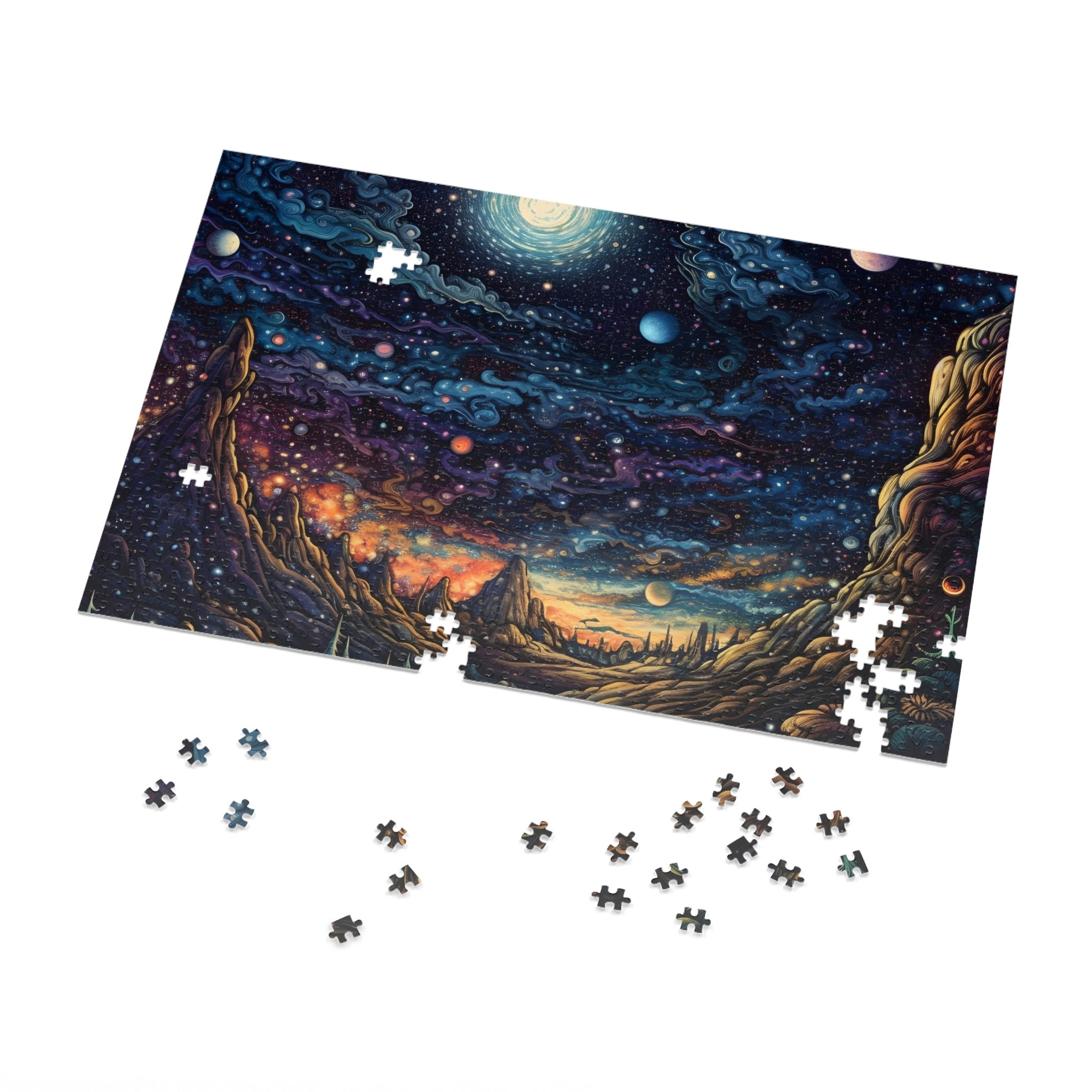 Starry Night Sky Jigsaw Puzzle 1000 Piece - Etsy