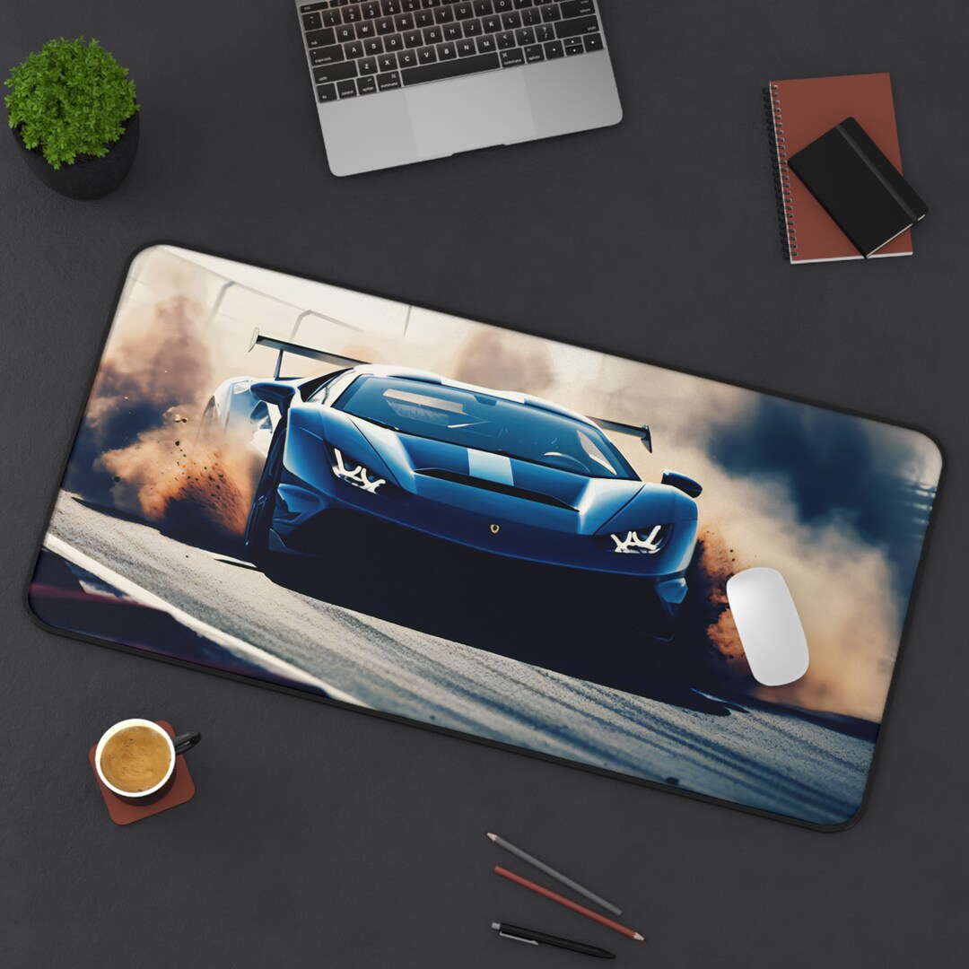 Supercar Doing A Burnout Desk Mat Supercar Mouse Pad - Etsy