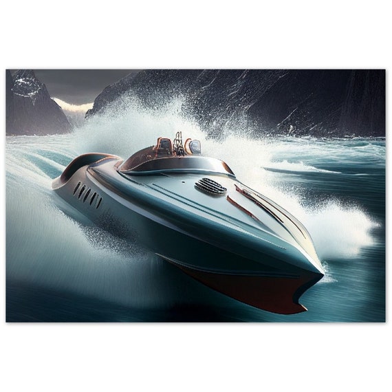 Speed Boat Art