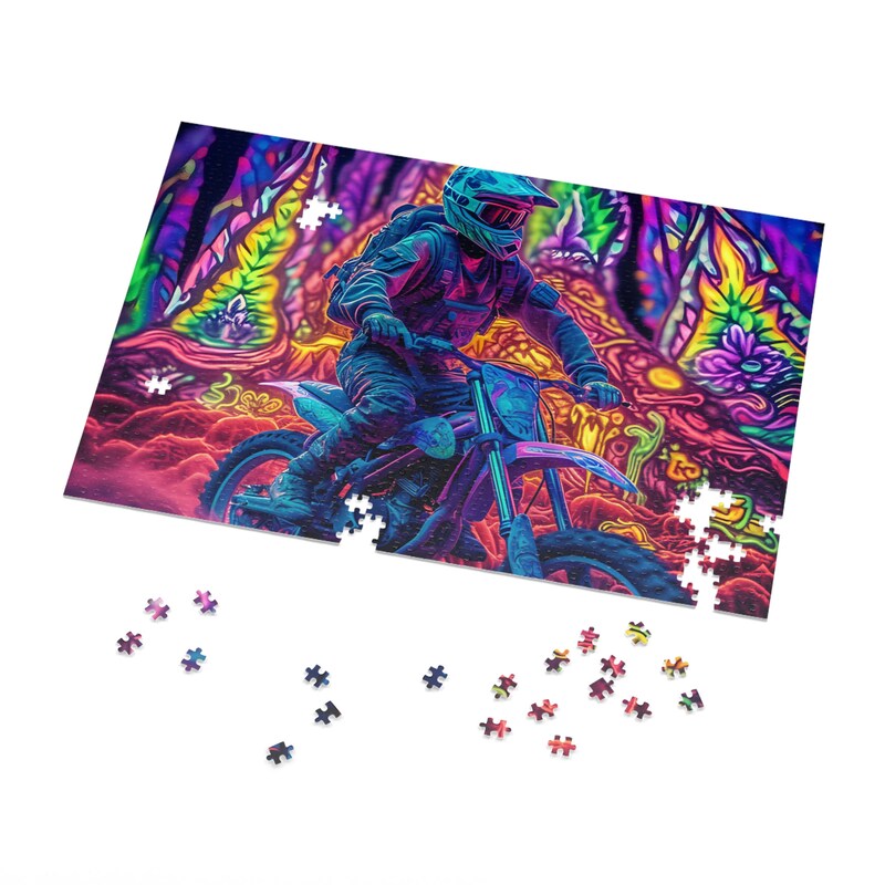 Motorcycle Puzzle - Etsy